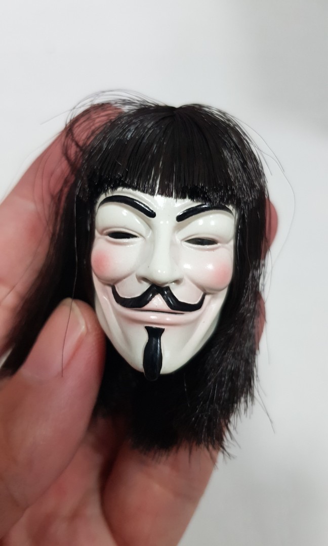 Toys Power BFC 1/6 Scale V for VENDETTA head Sculpt, Hobbies & Toys ...