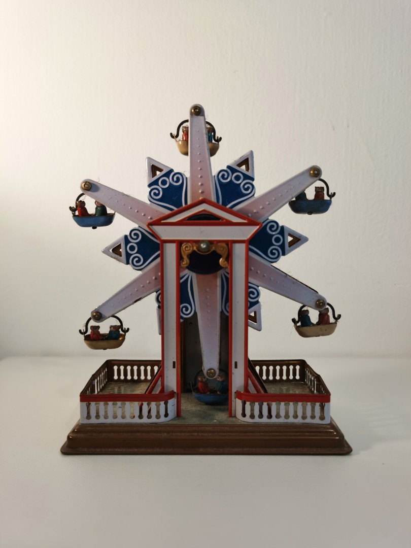 Vintage Ferris Wheel Mechanical Tin Toy, Hobbies & Toys, Collectibles ...