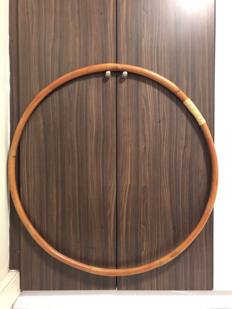 Wood hola hoop (new), Sports Equipment, Exercise & Fitness, Toning ...
