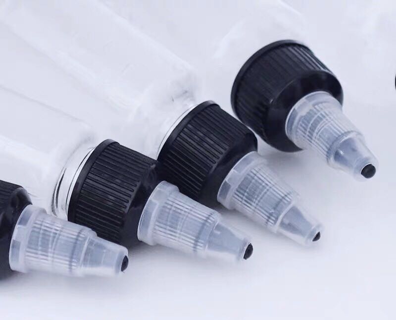 5 X Doser Paint Mixing Bottles With Twist Squeeze Tip With Measurement ...