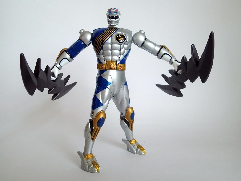 2002 Wild Force LUNAR WOLF SPIN-MORPHIN POWER RANGER action figure ...