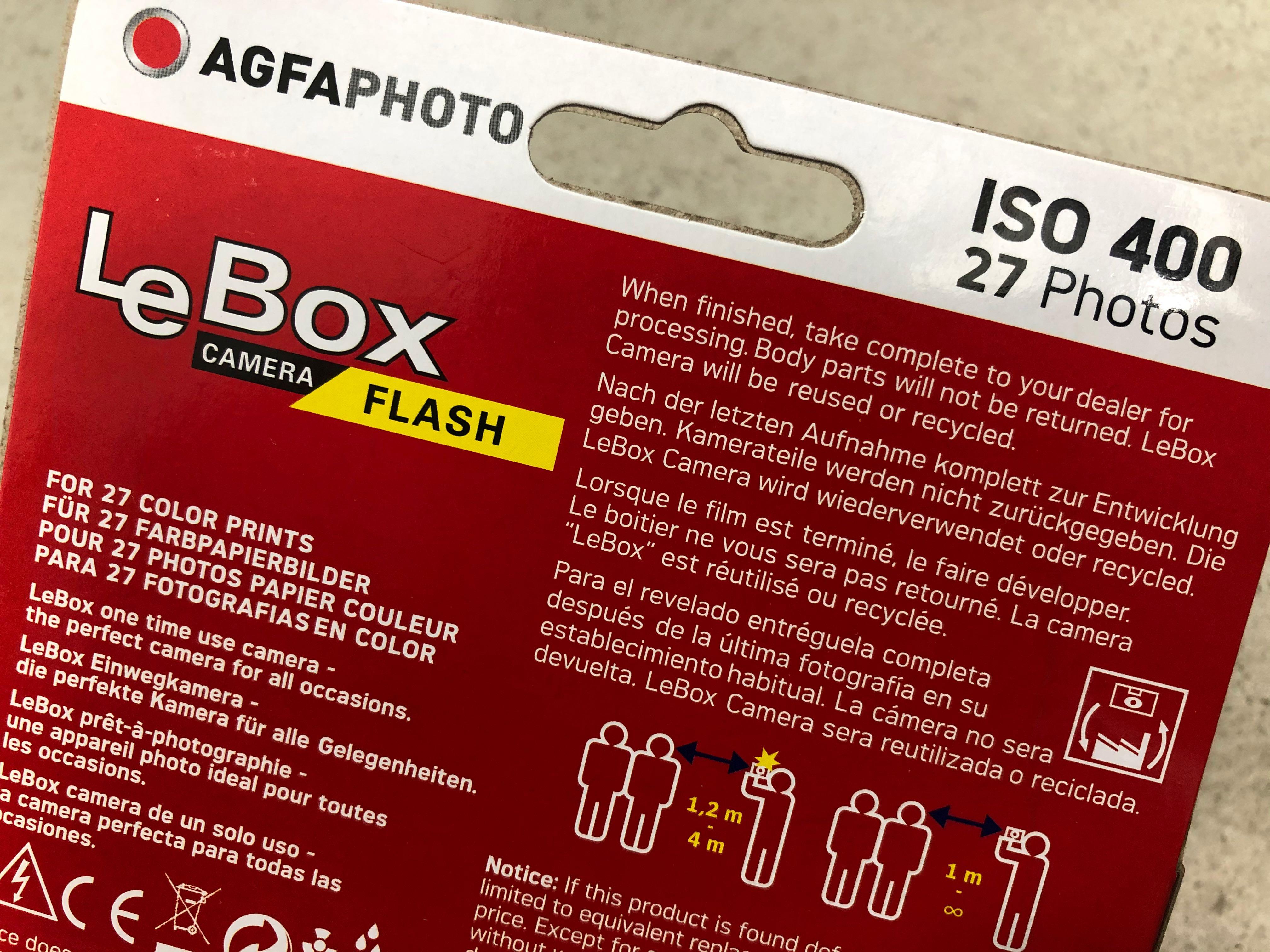 Agfa Lebox Disposable Camera, Photography, Cameras on Carousell
