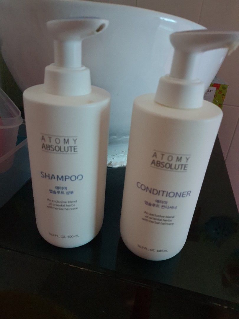 Atomy absolute shampoo and conditioner, Beauty & Personal Care, Hair on ...