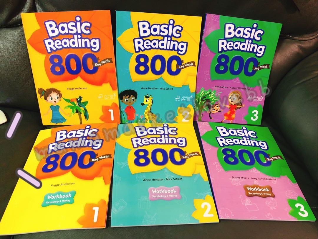 點讀版BASIC READING 800 KEY WORDS/STUDENT BOOK WITH WORKBOOK 6 Book Set支援 ...