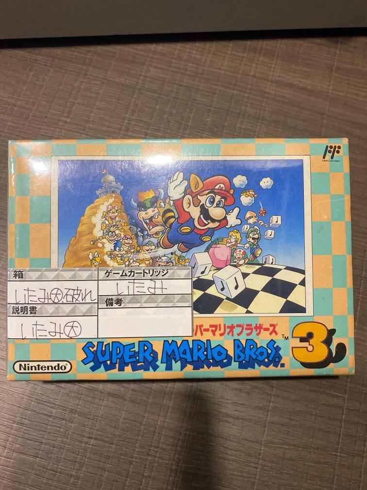CIB Famicom Super Mario Bros 3, Video Gaming, Video Games, Nintendo on ...