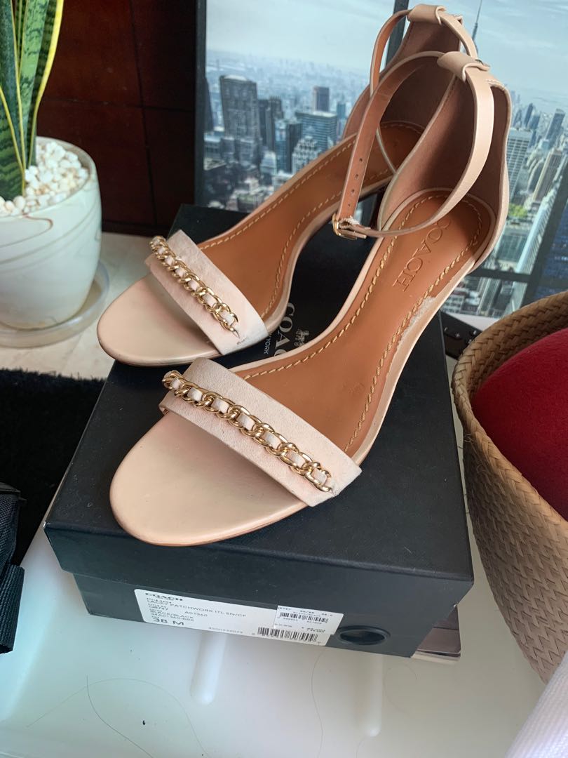 Coach strap heels, Women's Fashion, Footwear, Heels on Carousell