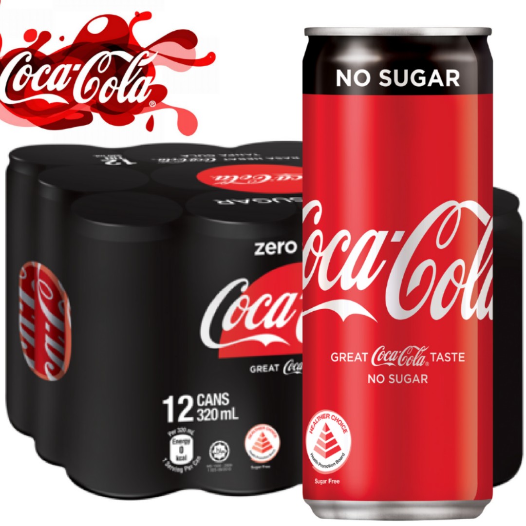 Coke Zero & Light 320ml X 1 2, Food & Drinks, Alcoholic Beverages on ...