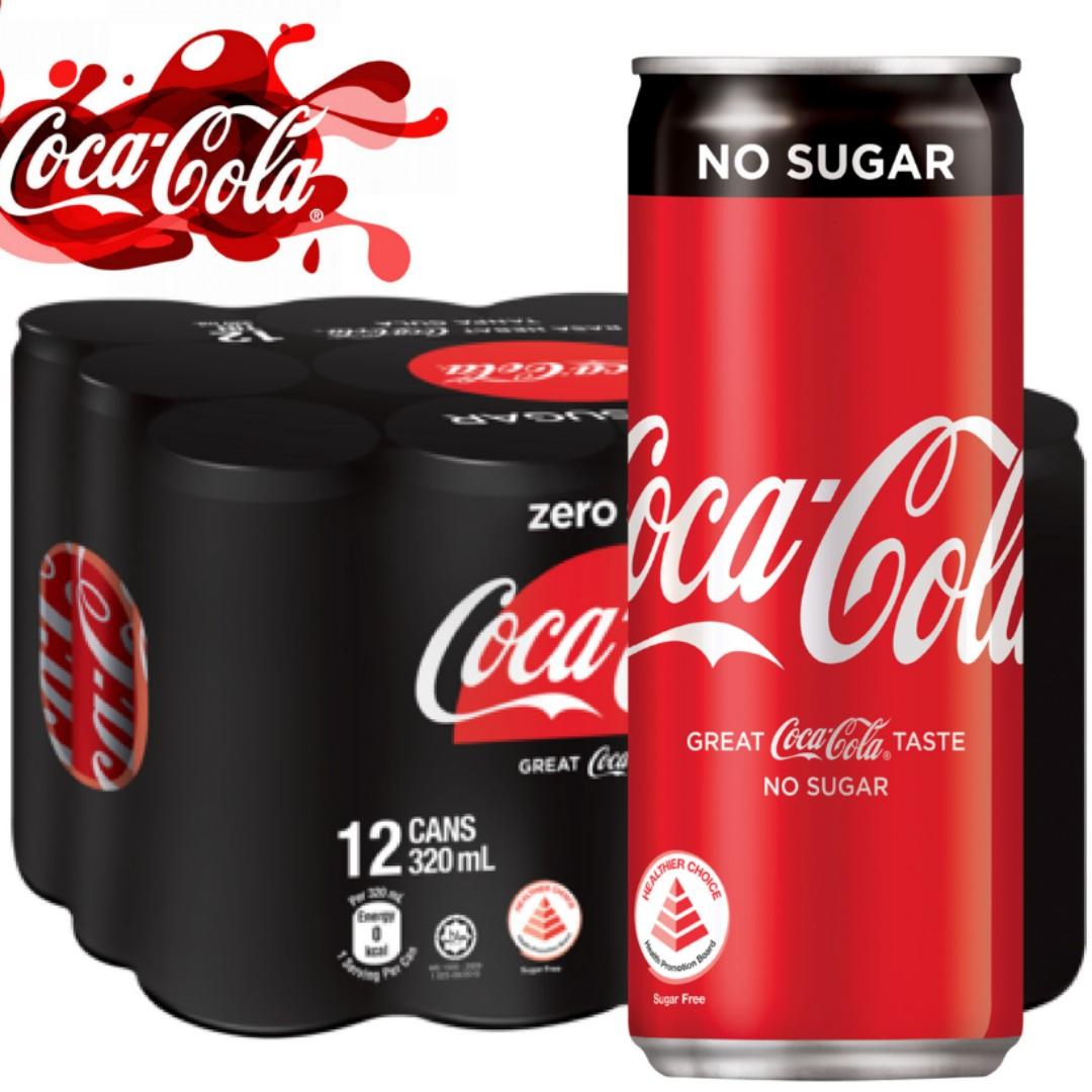 Coke Zero & Light 320ml X 1 2, Food & Drinks, Alcoholic Beverages on ...