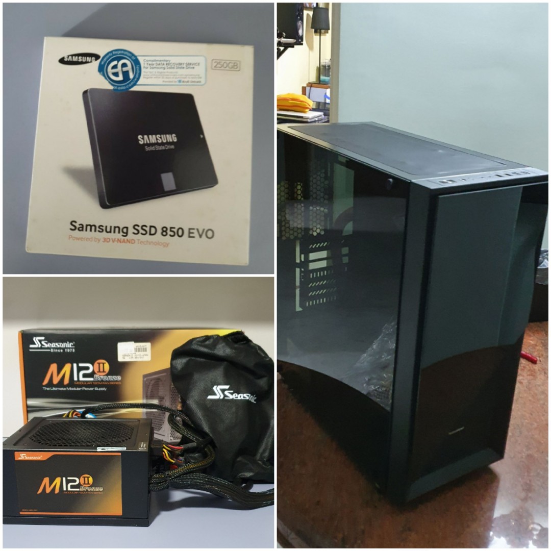 Computer Bundle! CASE PSU AND SSD. Tecware Samsung Seasonic Corsair ...