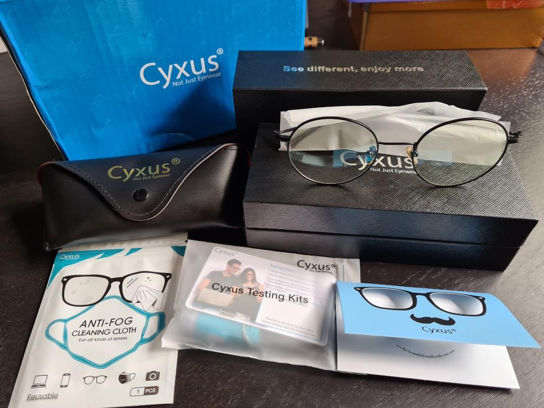 Cyxus Blue Light Blocking Computer Glasses (Korean Round Trendy), Women ...
