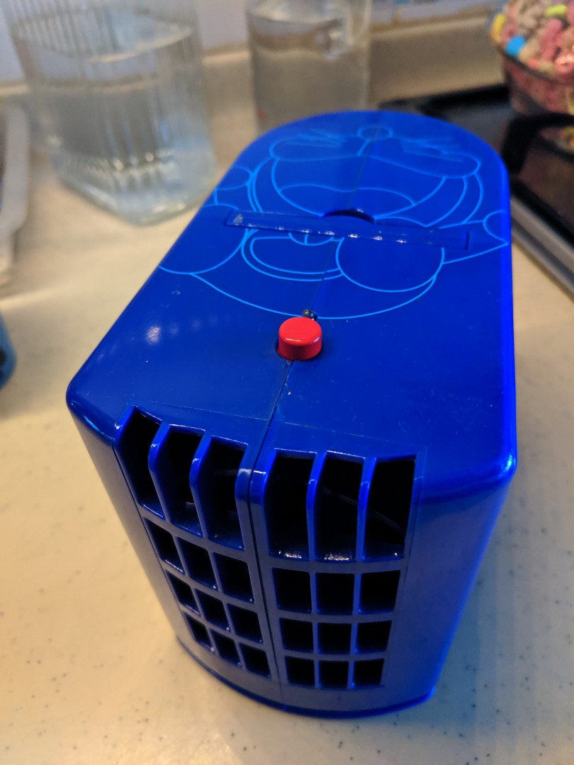 Doraemon desk/portable cooler, Furniture & Home Living, Lighting & Fans ...