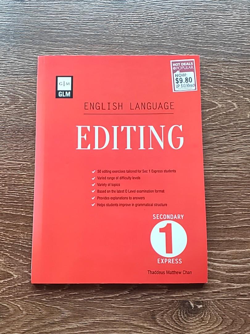 English Language Secondary 1 Editing Practice Workbook, Hobbies & Toys ...