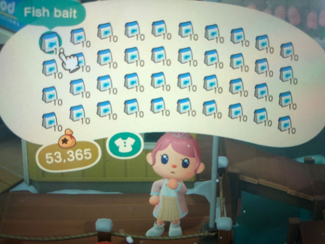 Fish bait animal crossing new horizon, Video Gaming, Video Game ...