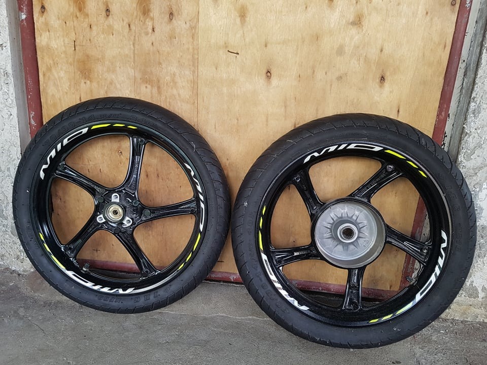For sale : Mio i 125 stock mags, tires and grab bar, Motorbikes ...