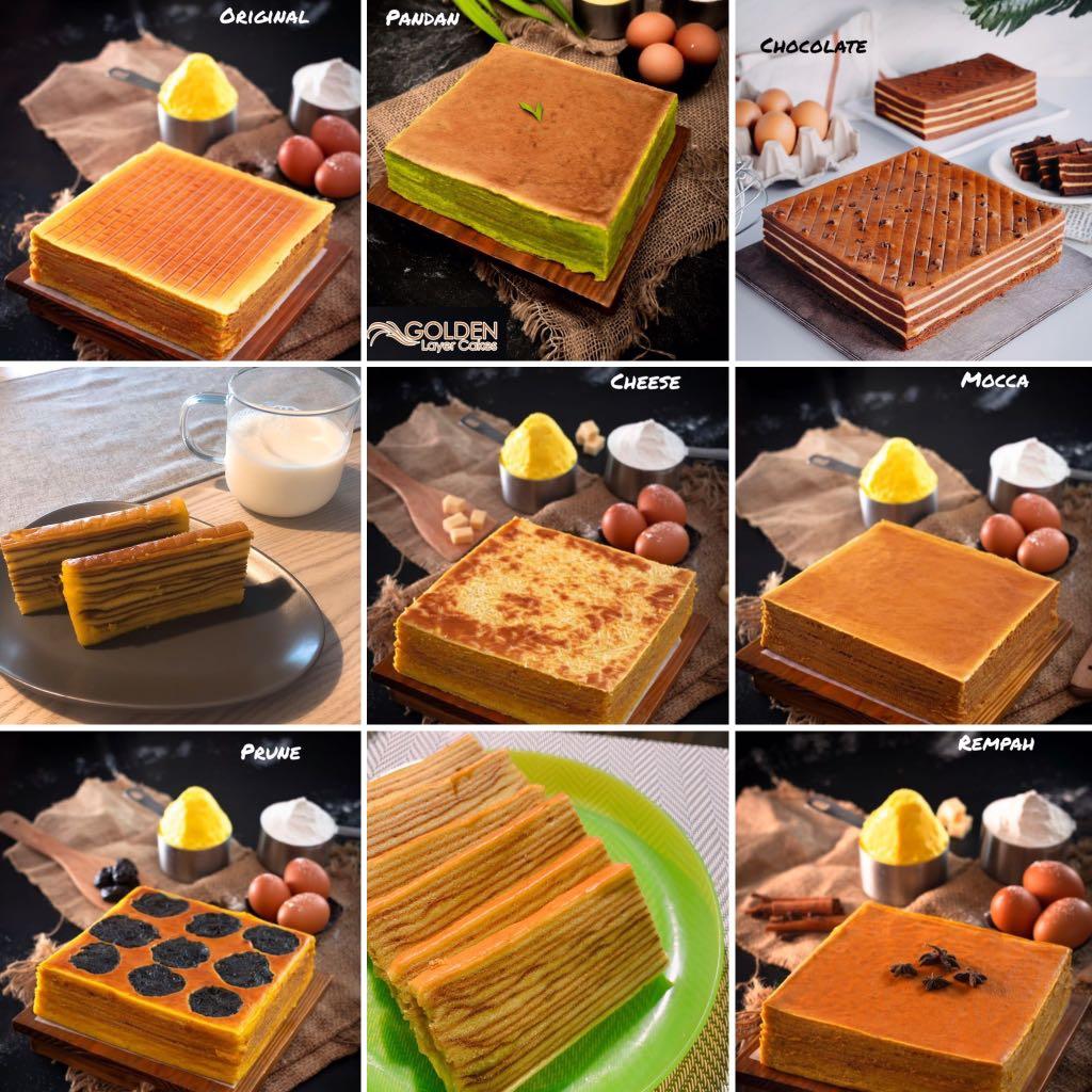 Golden layer Kueh Lapis authentic from Indonesia , Food & Drinks ...