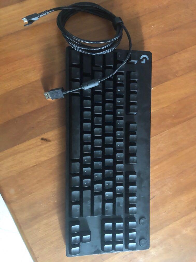 Logitech G Pro X RGB Gaming Keyboard, Computers & Tech, Parts ...