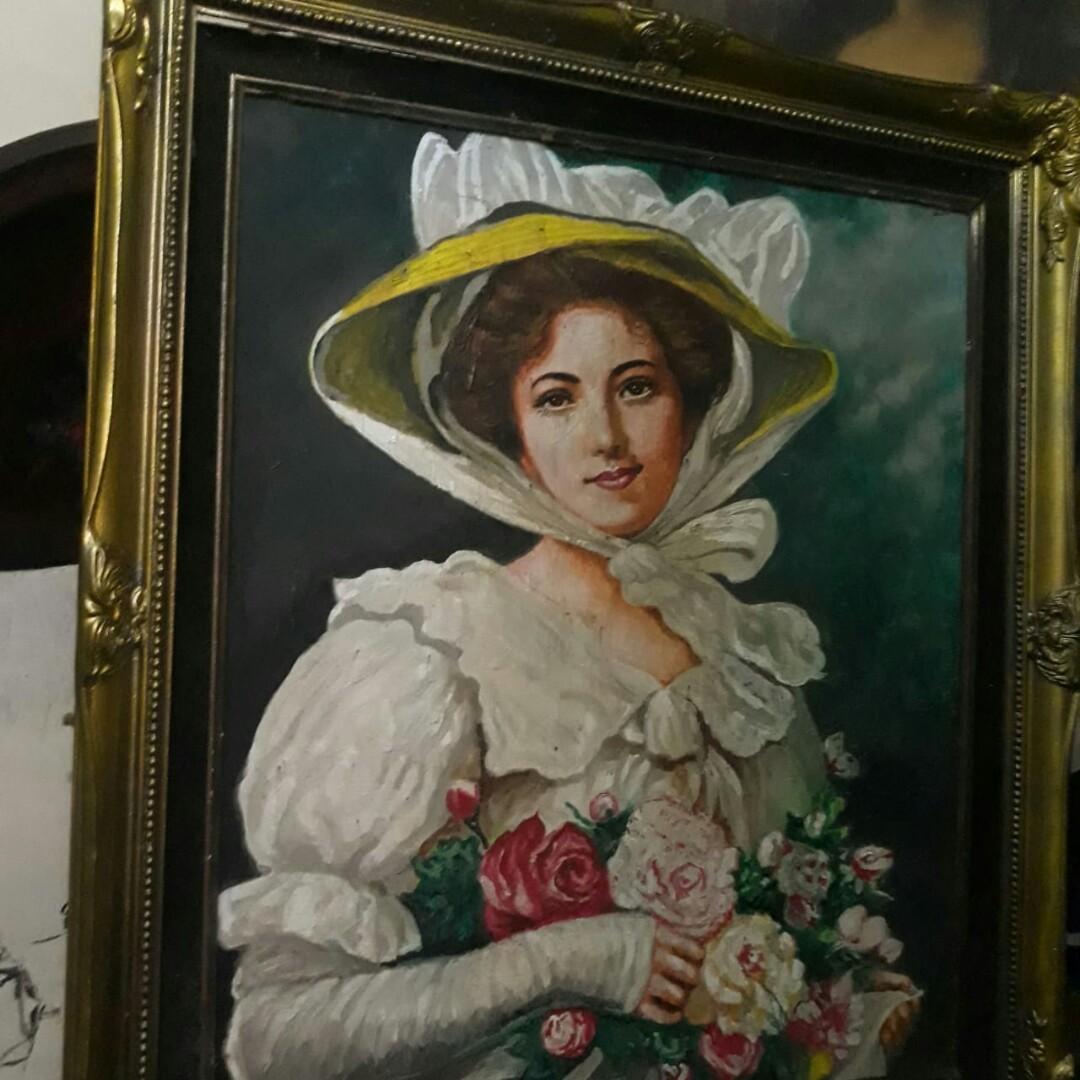 Lukisan Antik wanita eropa, Perabotan Rumah di Carousell