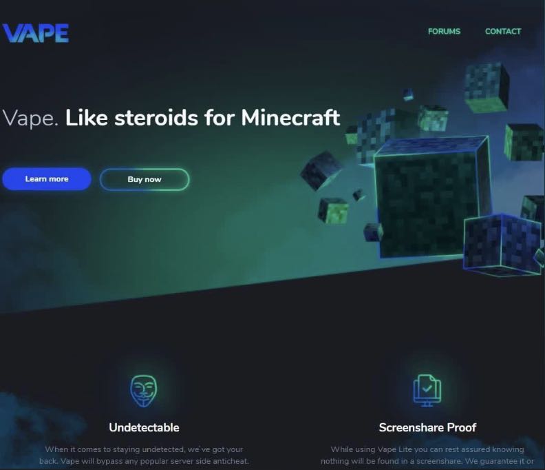 Minecraft Vape feature v4代購, 電子遊戲, 遊戲機配件, 遊戲禮物卡及帳戶 - Carousell