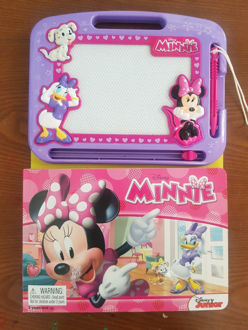 Minnie mouse magnetic drawing board, Hobbies & Toys, Toys & Games on ...