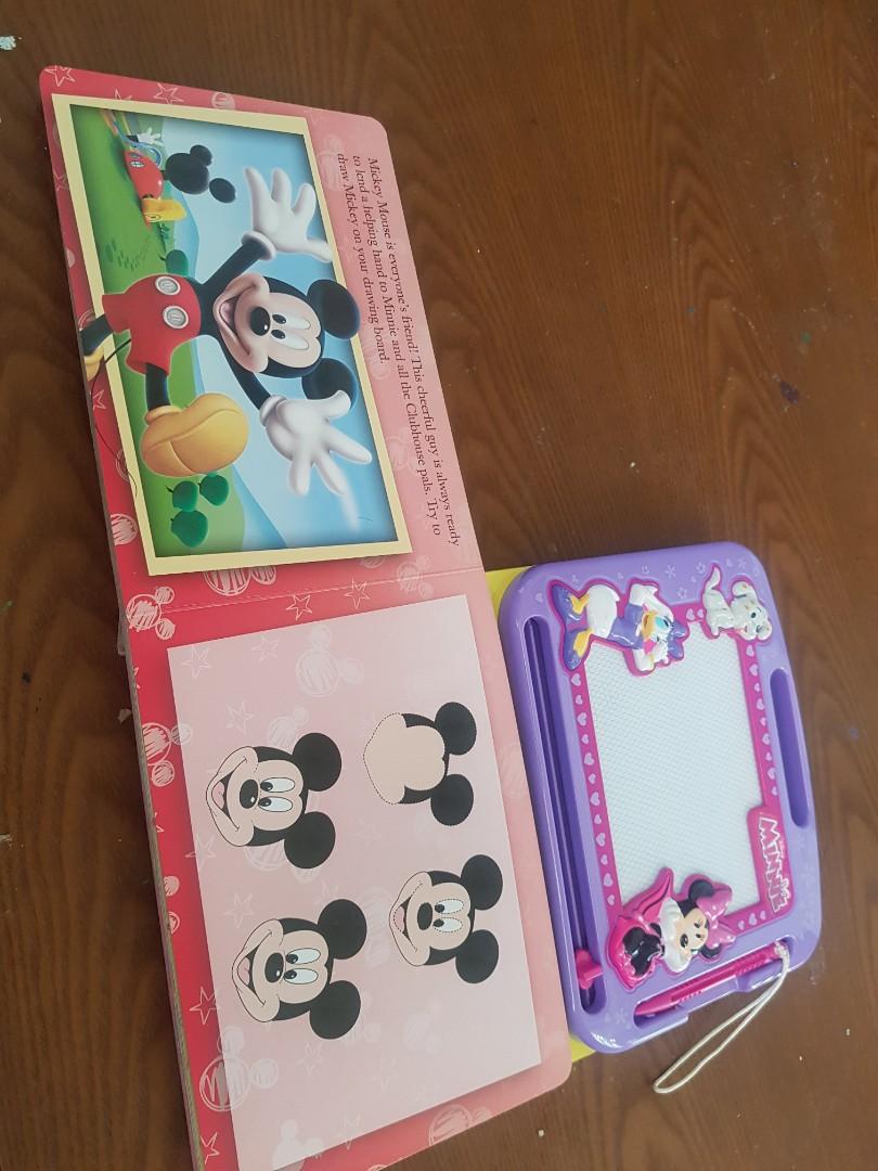 Minnie mouse magnetic drawing board, Hobbies & Toys, Toys & Games on ...