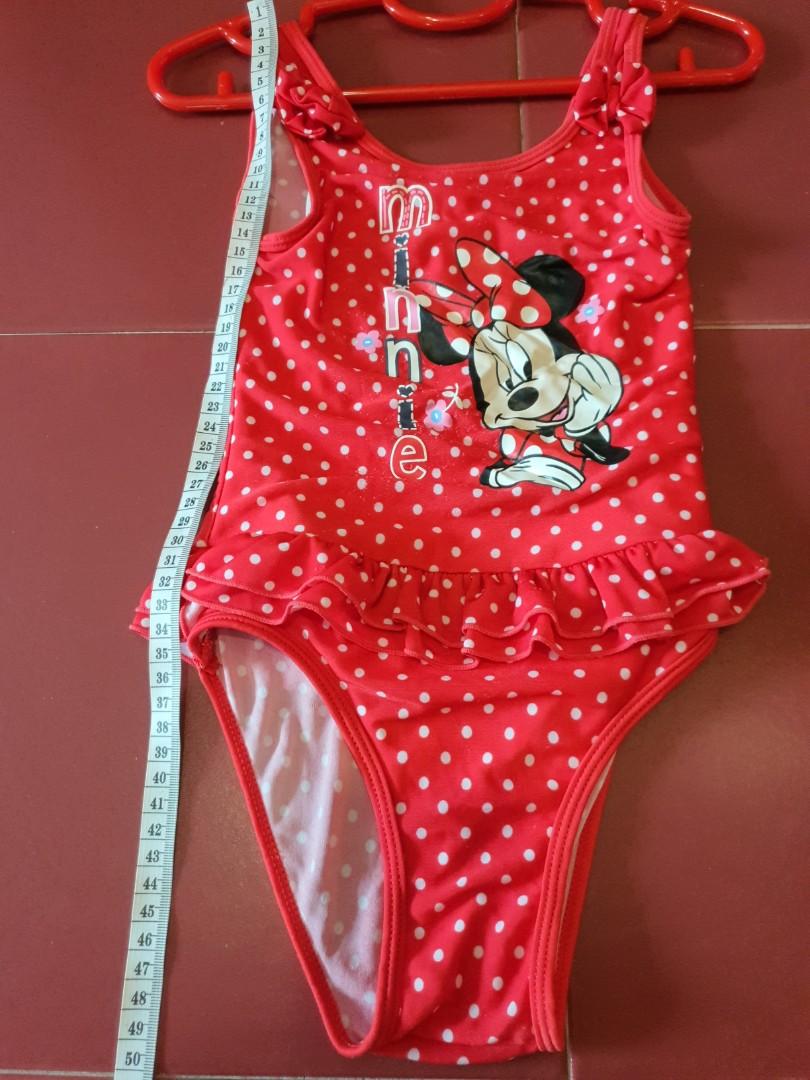 Minnie mouse swimwear, Babies & Kids, Babies & Kids Fashion on Carousell