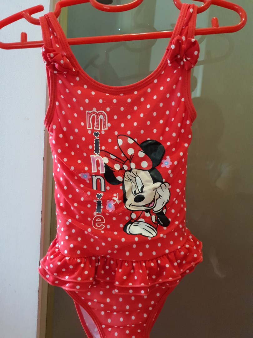 Minnie mouse swimwear, Babies & Kids, Babies & Kids Fashion on Carousell