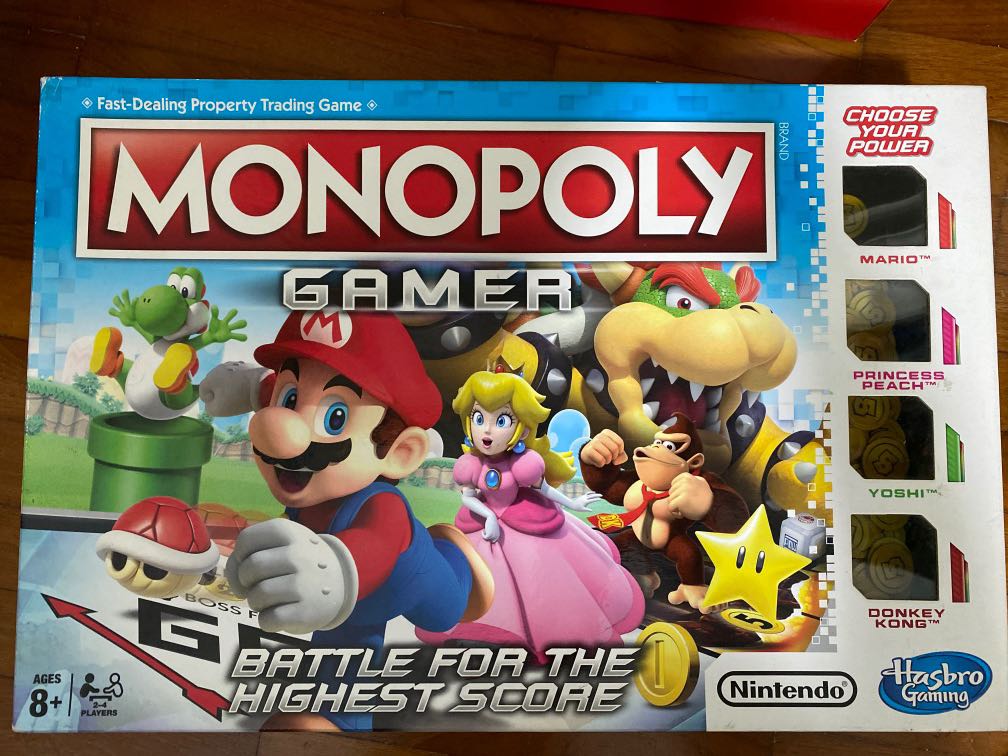 Monopoly - Mario Edition, Hobbies & Toys, Toys & Games on Carousell