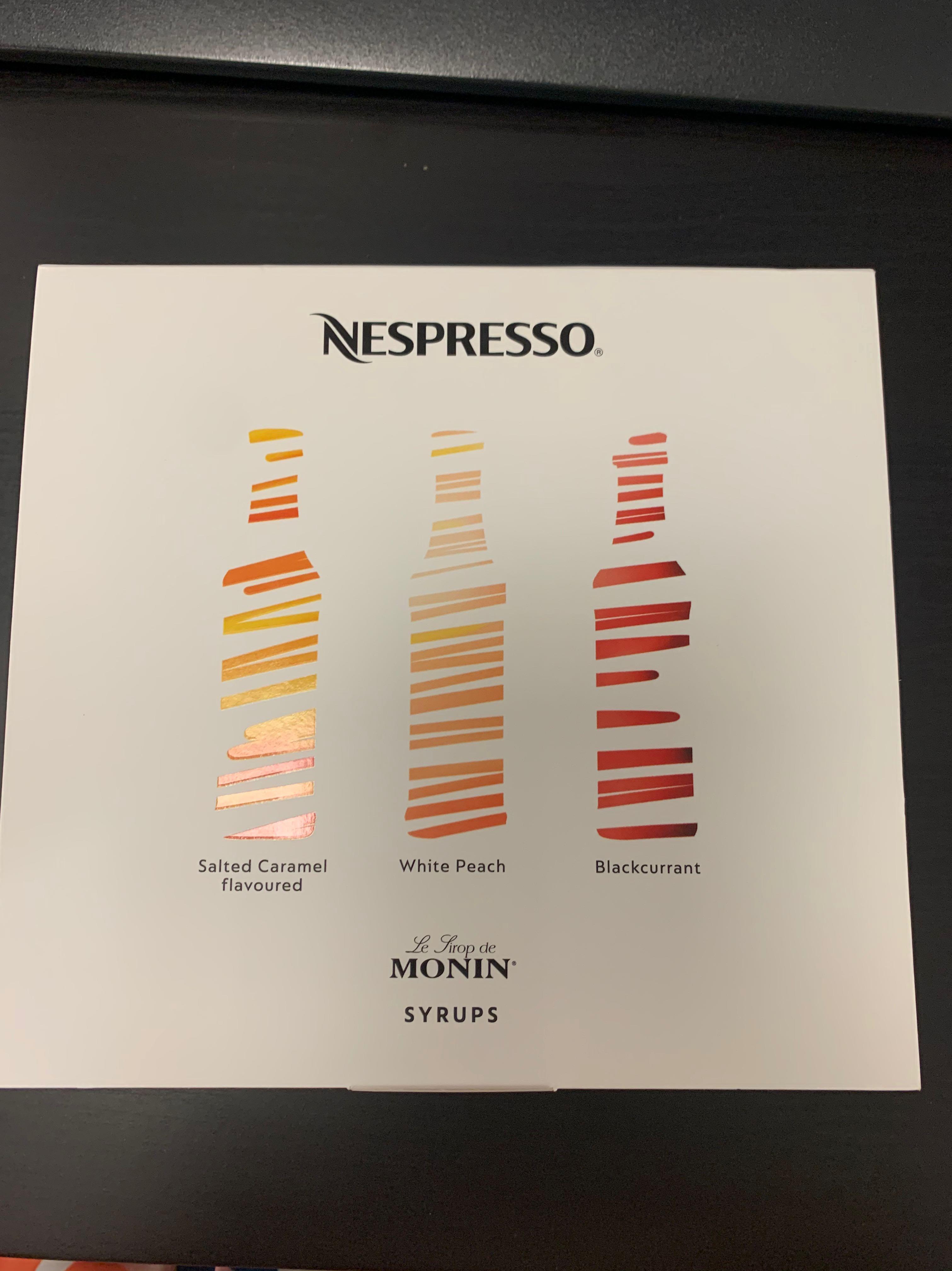 Nespresso Monin syrup, Food & Drinks, Beverages on Carousell