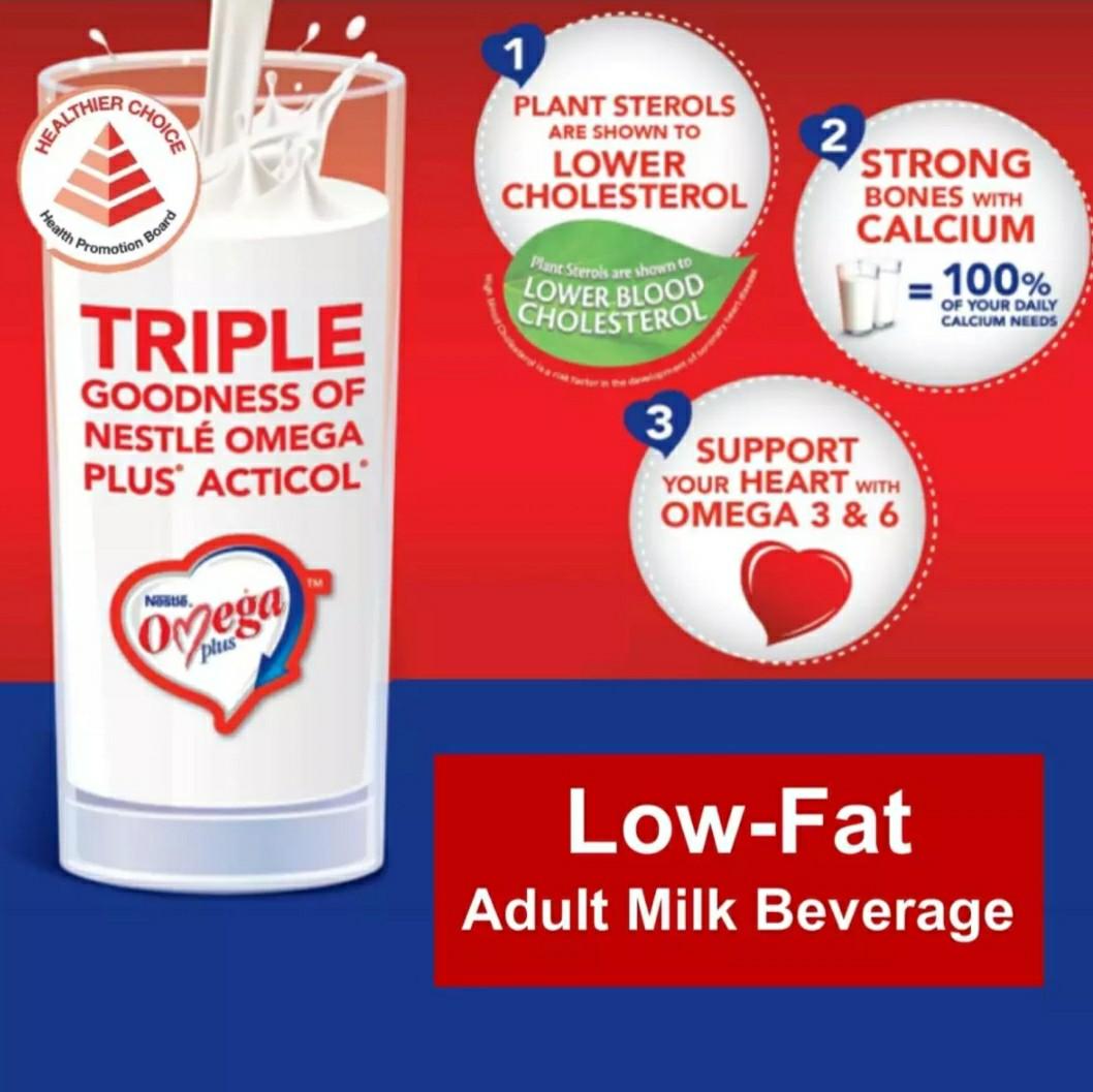 Nestle Omega Plus Adult Milk Powder - ActiCol (1kg) #BedokMRT, Health ...