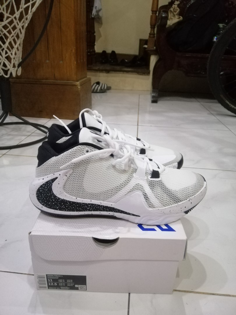 Nike Freak 1 Oreo basketball shoes kobe lebron kyrie harden lillard ...