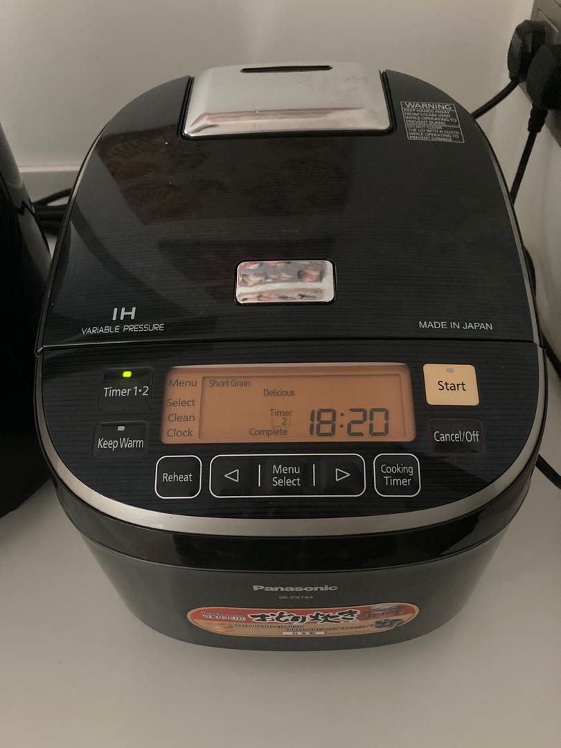 Panasonic IH rice cooker for Max 10cups, TV & Home Appliances, Kitchen ...