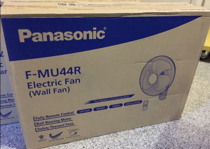 Panasonic Wall Mount Fan - Remote, Furniture & Home Living, Lighting ...