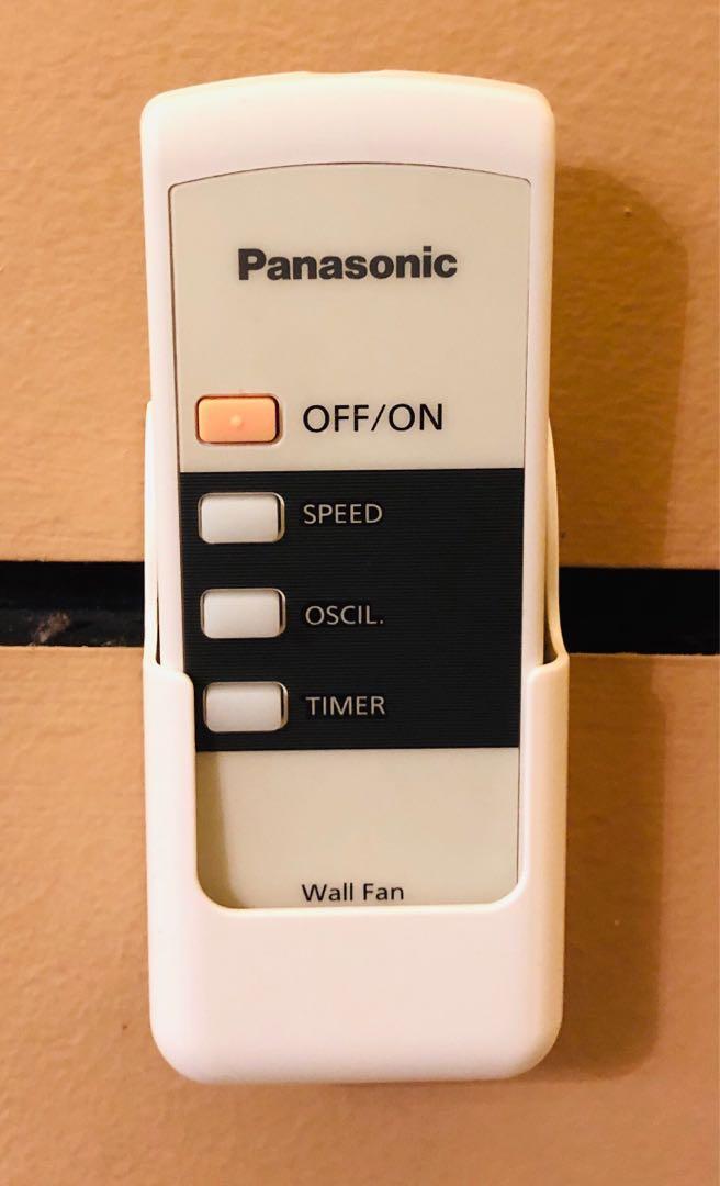 Panasonic Wall Mount Fan - Remote, Furniture & Home Living, Lighting ...