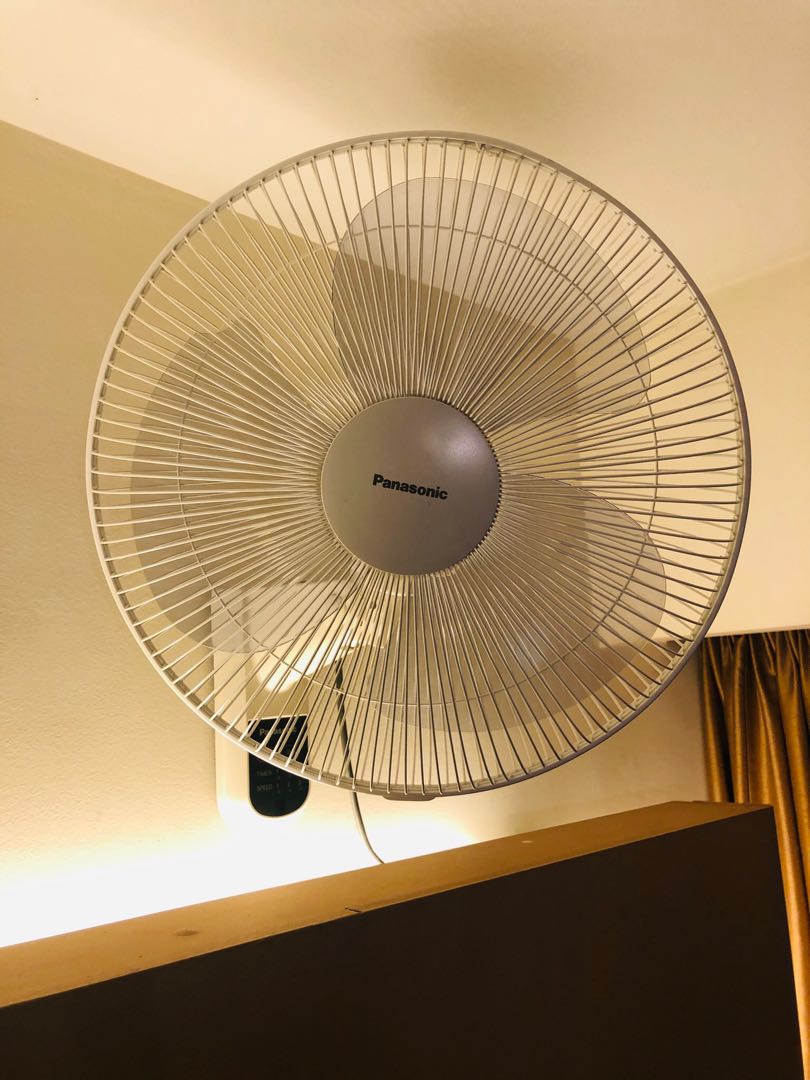 Panasonic Wall Mount Fan - Remote, Furniture & Home Living, Lighting ...