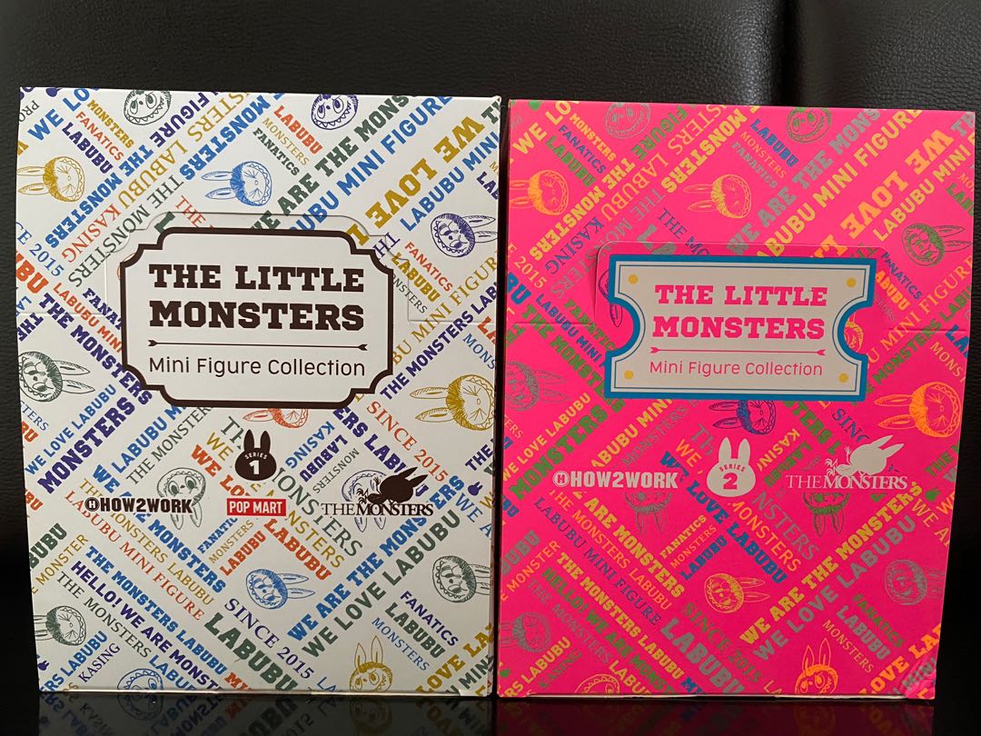 Popmart Labubu Mini The Monster series 1 and Popmart Labubu Mini The ...