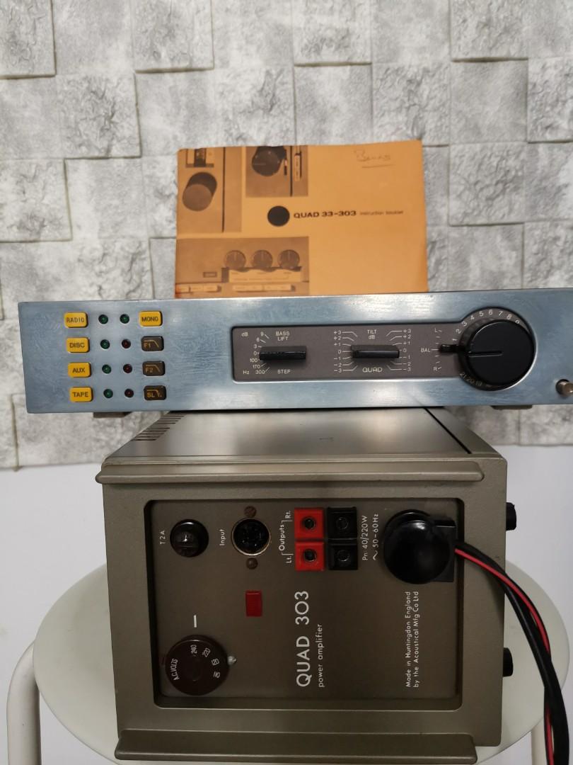 Quad pre and power amps, Audio, Other Audio Equipment on Carousell