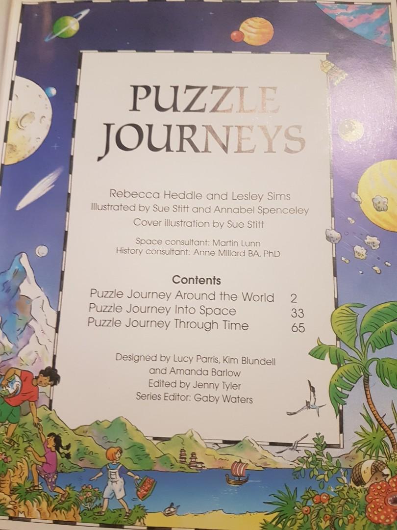 Rare and Out-of-print Usborne Puzzle Journeys Young Puzzles Series ...