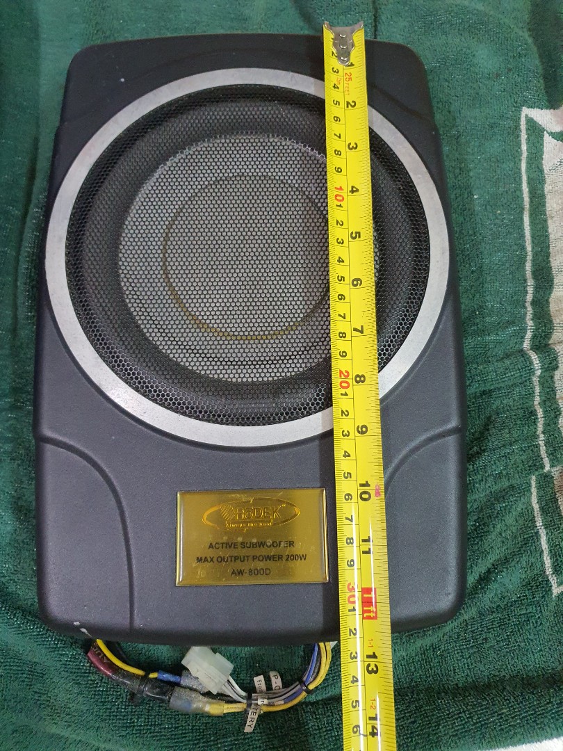 Rodek Active Subwoofer AW-800D, Audio, Soundbars, Speakers & Amplifiers ...