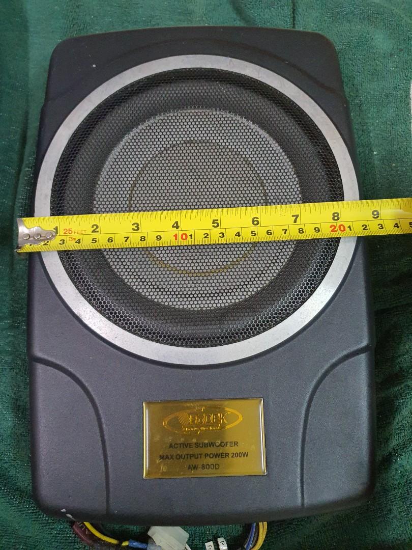 Rodek Active Subwoofer AW-800D, Audio, Soundbars, Speakers & Amplifiers ...