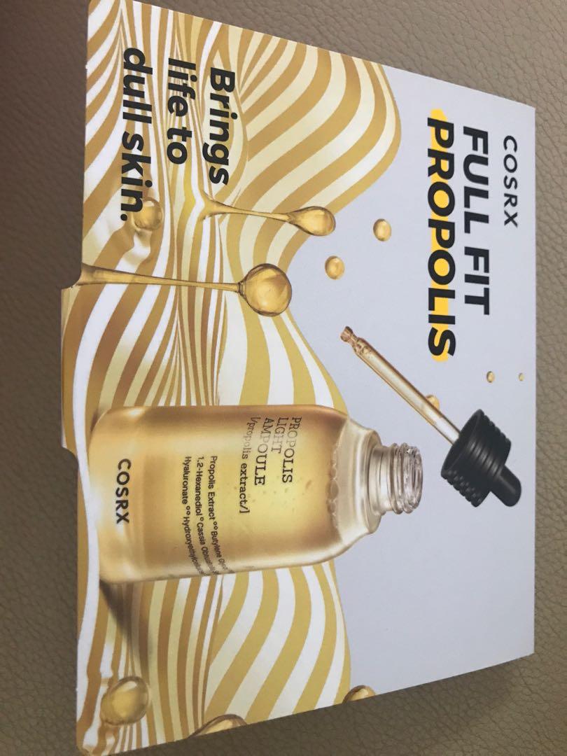 Sample cosrx full fit propolis dan hydrium soothing set, Kesehatan ...