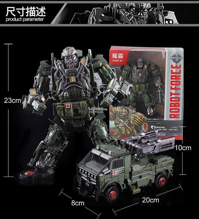 Transformers Wei Jiang Weijiang MW003 Motorman Sleuth Hound Jeep Car Van Truck Robot Model ...