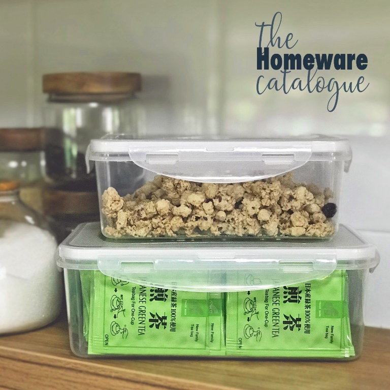 Clip Lock Food Storage Containers #YishunMRT, Furniture & Home Living ...