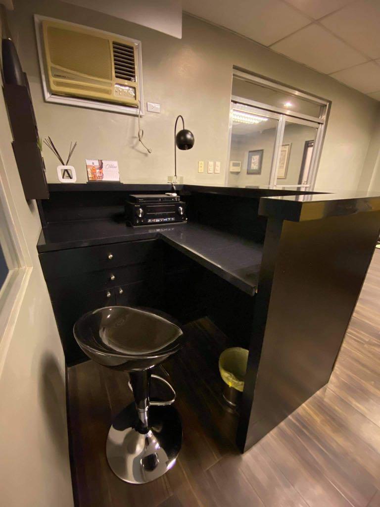 U SHAPE RECEPTION COUNTER, Furniture & Home Living, Home Improvement ...