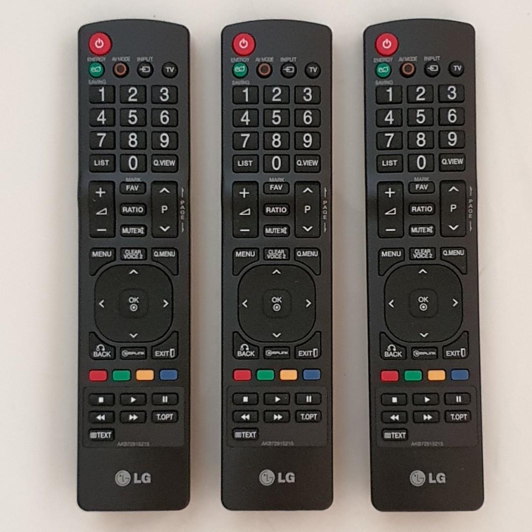 LG TV Remote Control AKB72915215, TV & Home Appliances, TV ...