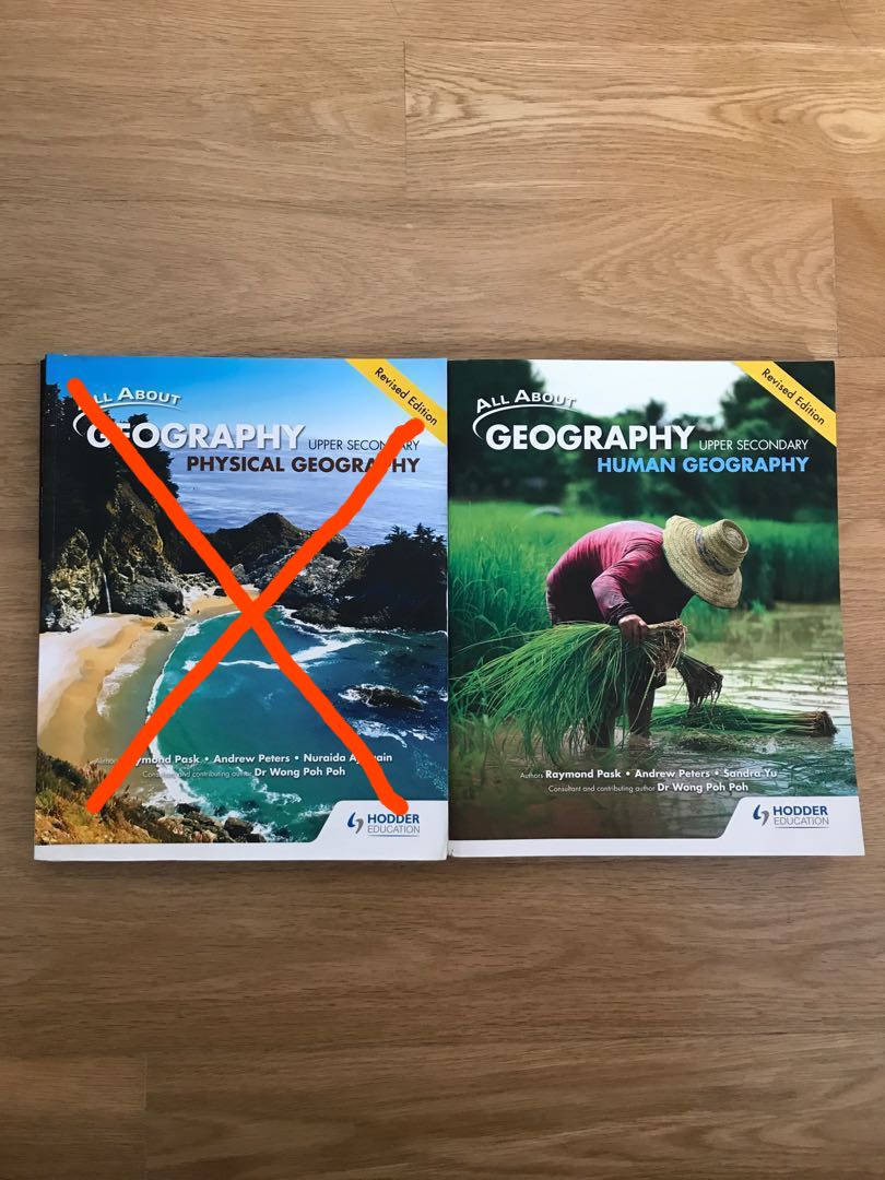 Upper secondary pure geography textbooks, Hobbies & Toys, Books ...