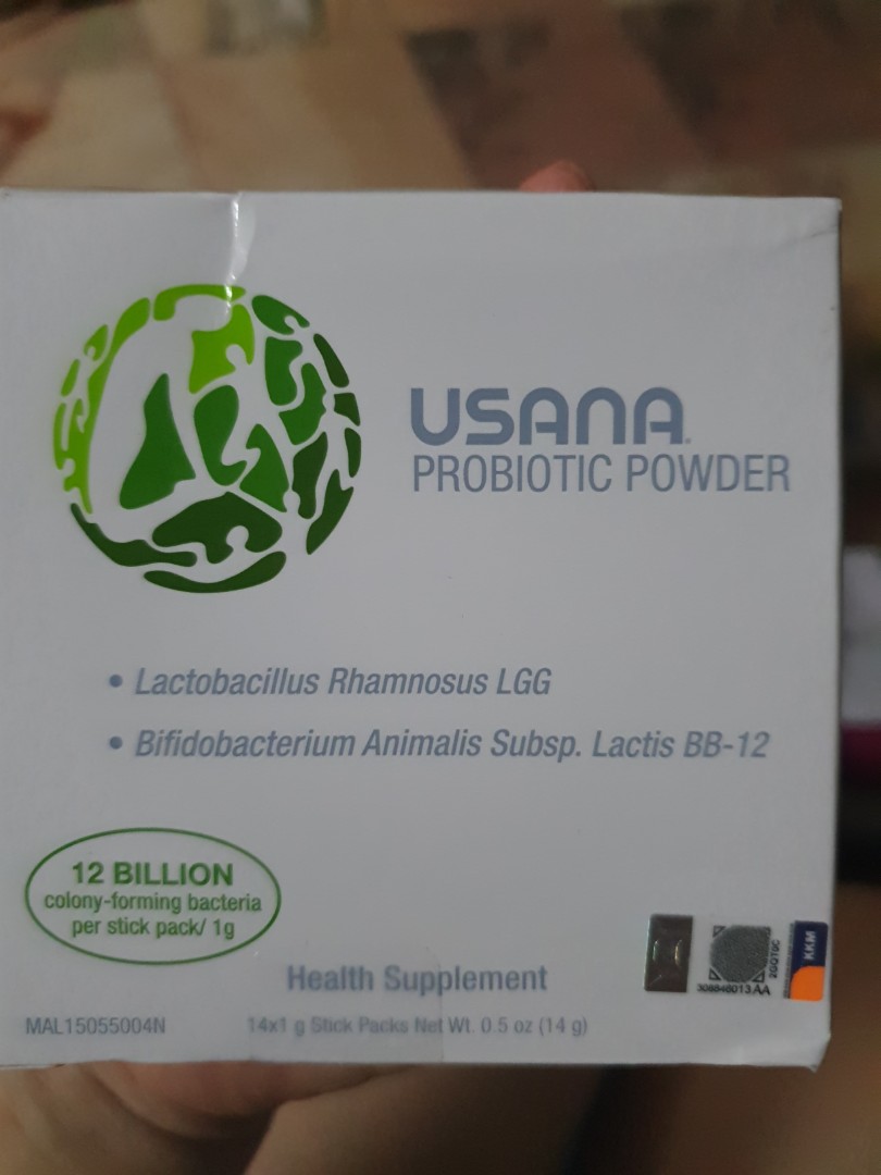 Usana probiotic powder × 2, Health & Nutrition, Health Supplements ...