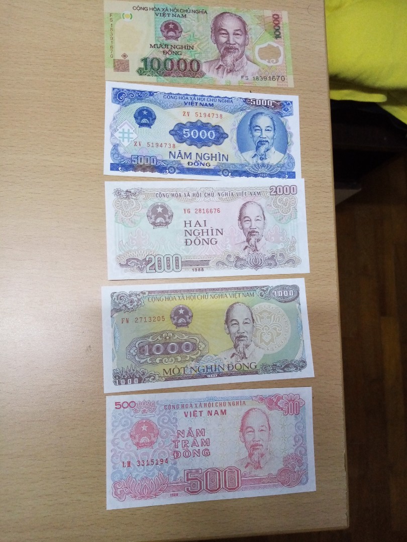 Vietnam notes set, Vintage & Collectibles, Currency on Carousell