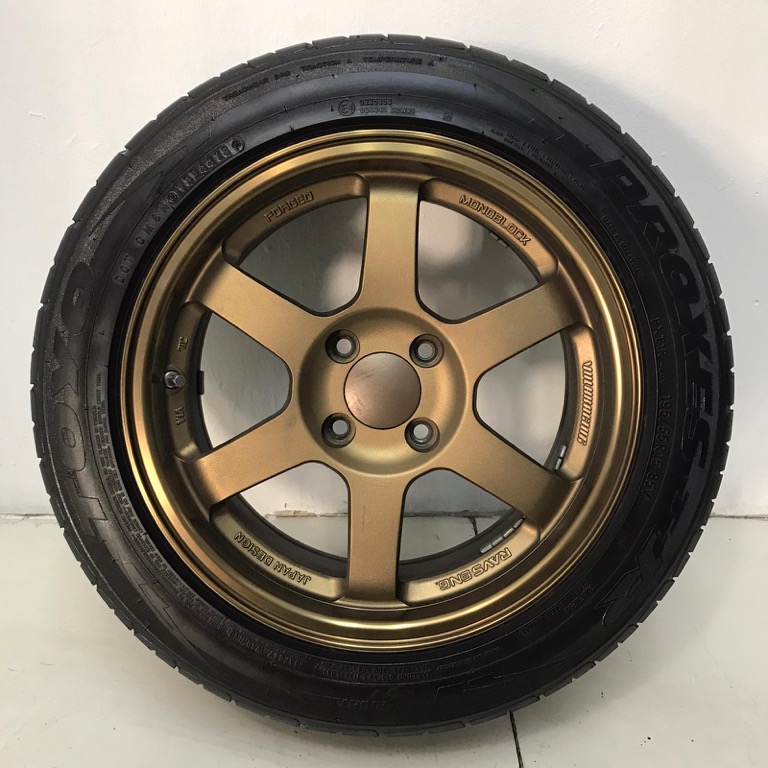 15'' Sport Rims w Tyres 4x100 (SR730), Car Accessories, Tyres & Rims on ...