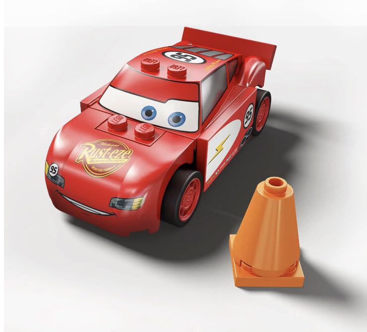 8200 Lego Disney Pixar Cars Radiator Springs Lightning McQueen Race Car ...