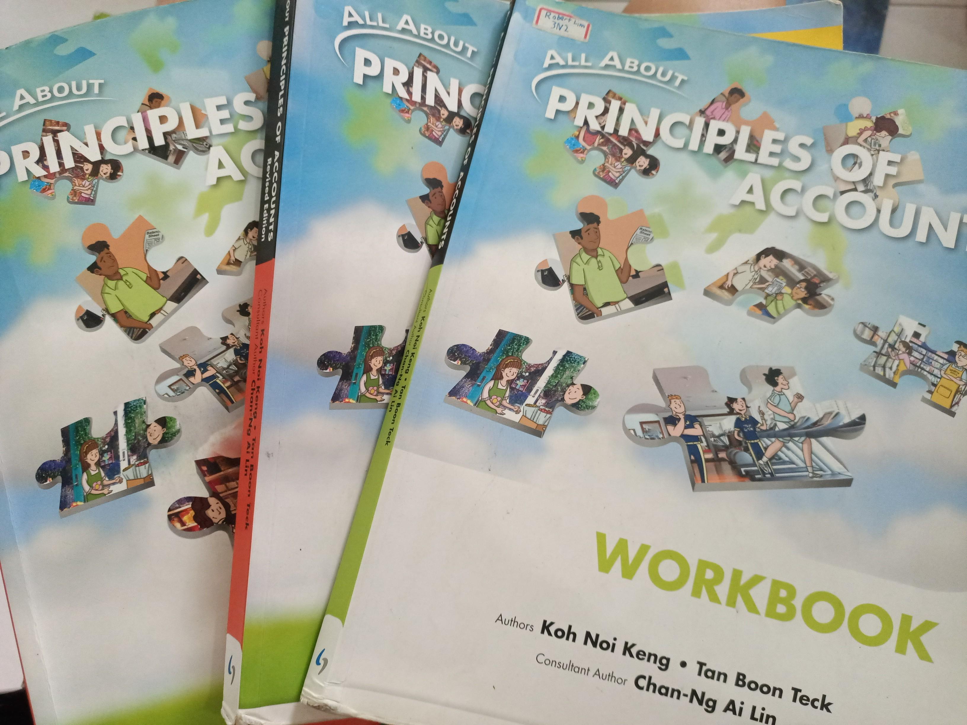 All about Principle of accounts textbook & workbook, Hobbies & Toys ...